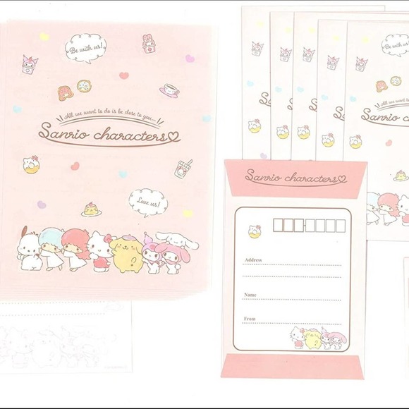 Sanrio | Office | Sanrio Characters Stationery Letter Writing Paper ...